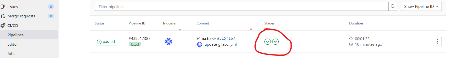 Gitlab Pipelines J‑labs