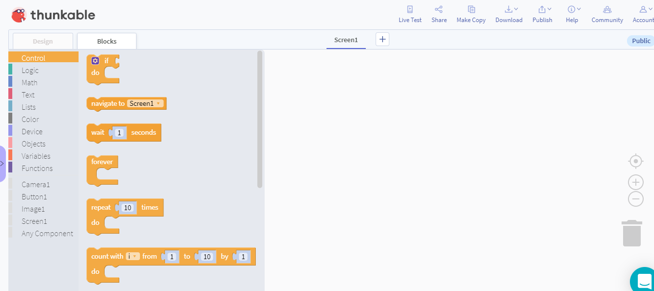 Thunkable fun with a drag-and-drop app builder | j‑labs