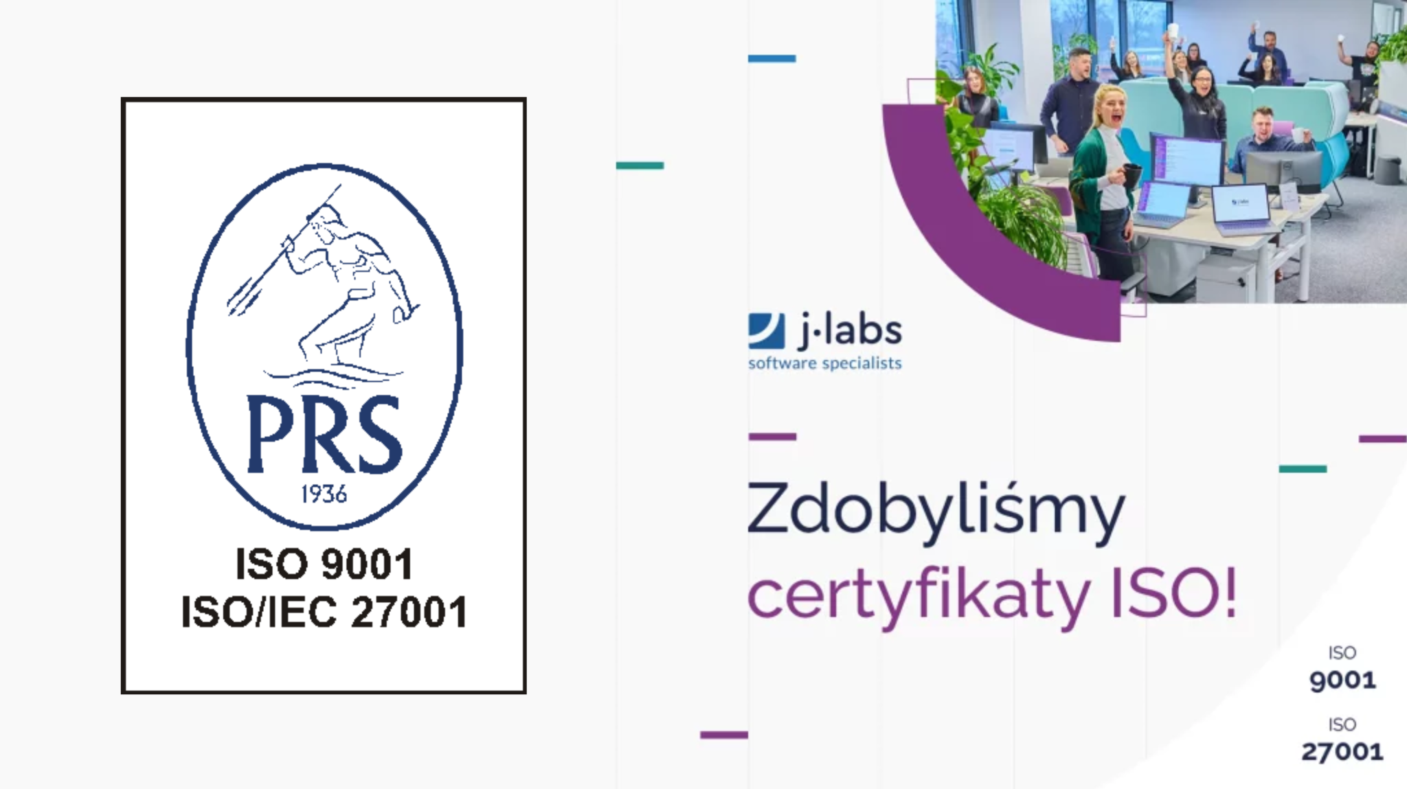 ISO/IEC 27001 - co to jest? Certyfikacja i wdrożenie normy | j‑labs