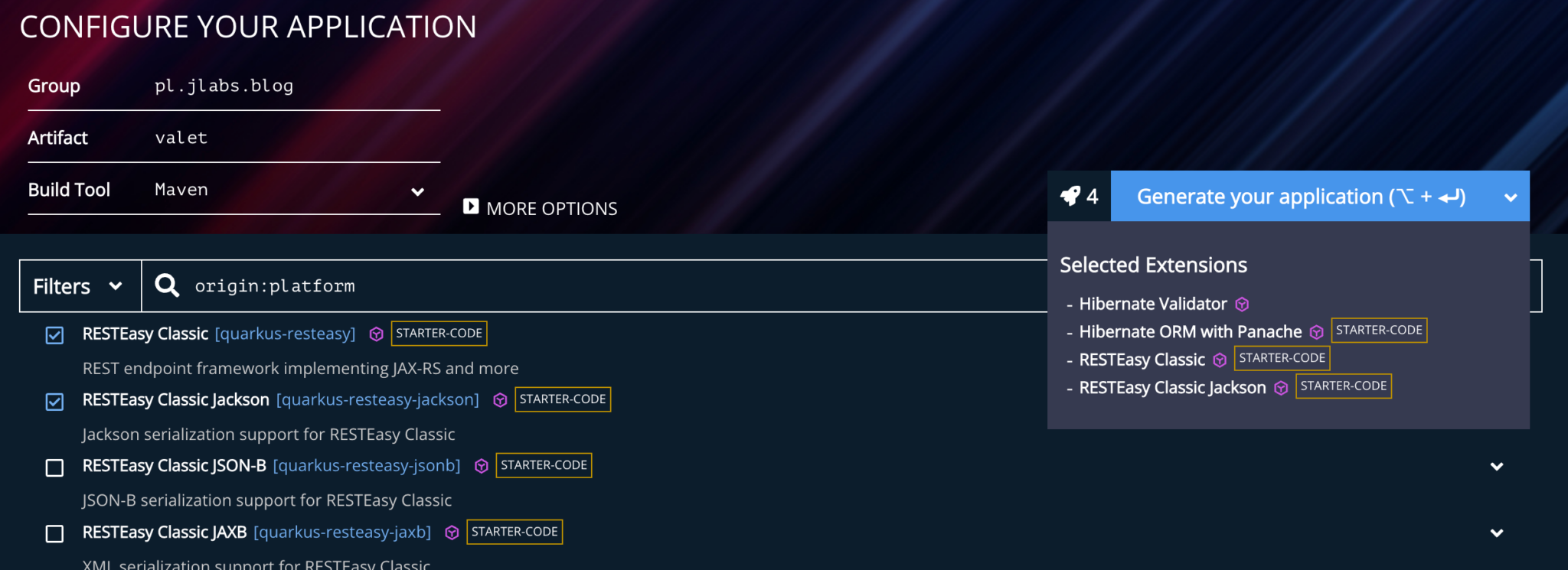 How To Make Quarkus Application Your First Quarkus Application J‑labs 0177